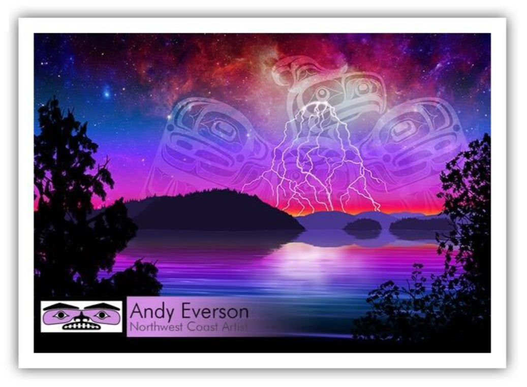 Epiphany Limited Edition Print by K'omoks artist Andy Everson – Spirits of the West Coast Art ...