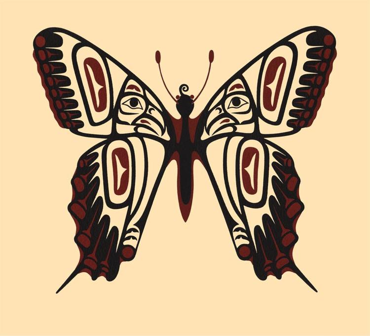 The Butterfly Indigenous Symbol | Spirits of the West Coast – Spirits ...