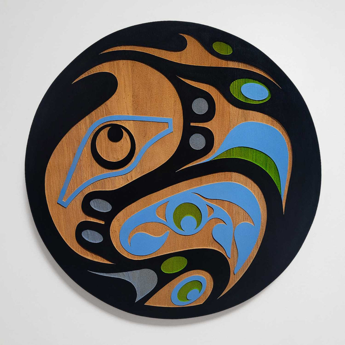 Sandblasted 18" Eagle Panel by Trevor Hunt, Kwakiutl – Spirits of the ...