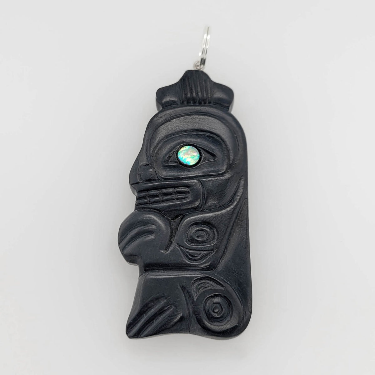 Argillite Shaman Pendant by Gryn White, Haida – Spirits of the West ...