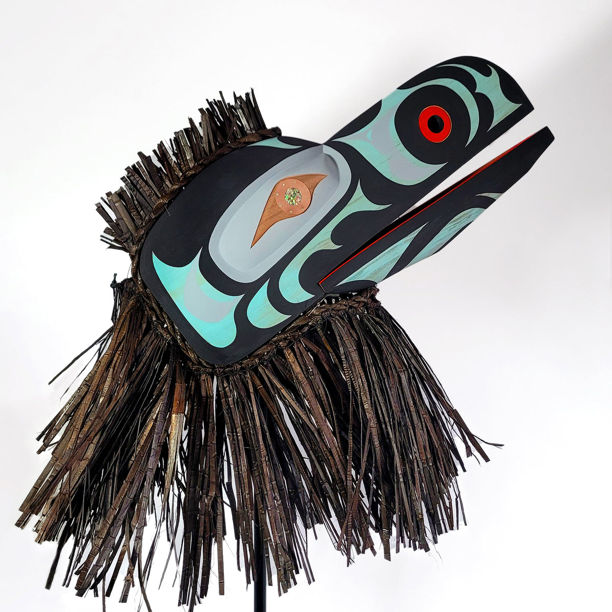 Baby Raven Headdress by Trevor Hunt, Kwakiutl – Spirits of the West ...