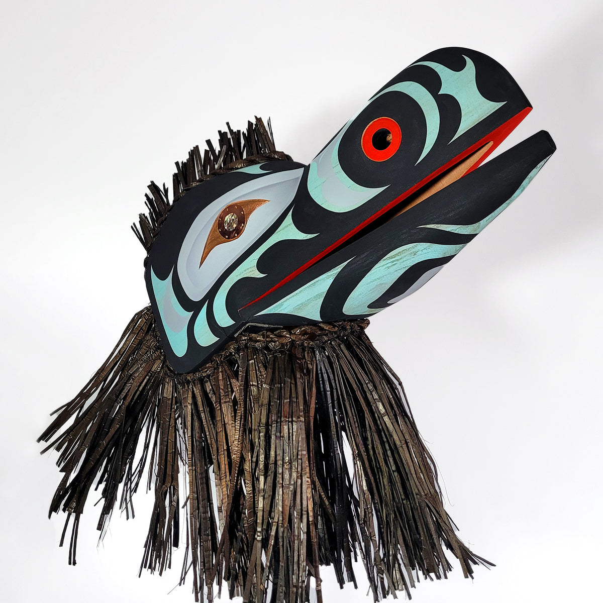 Baby Raven Headdress by Trevor Hunt, Kwakiutl – Spirits of the West ...