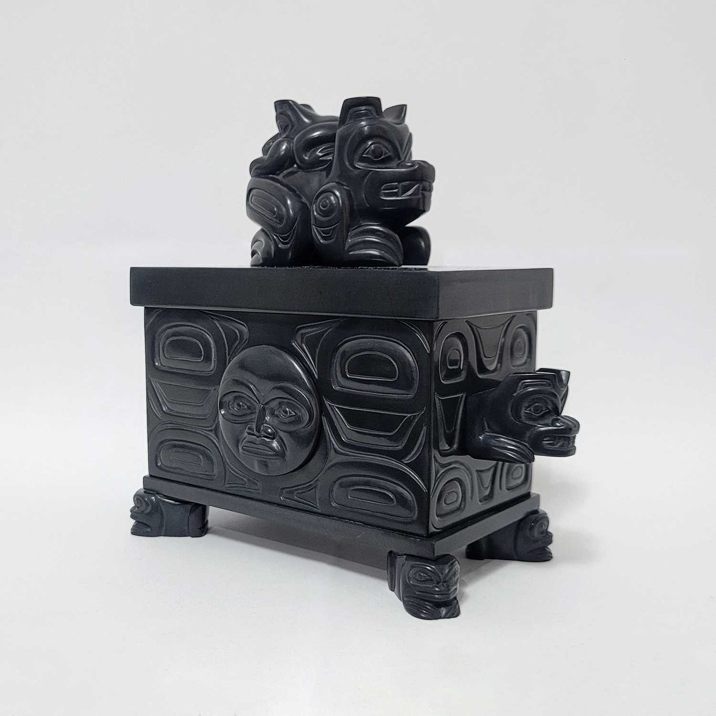 Bear Mother Argillite Box by Gryn White, Haida – Spirits of the West ...