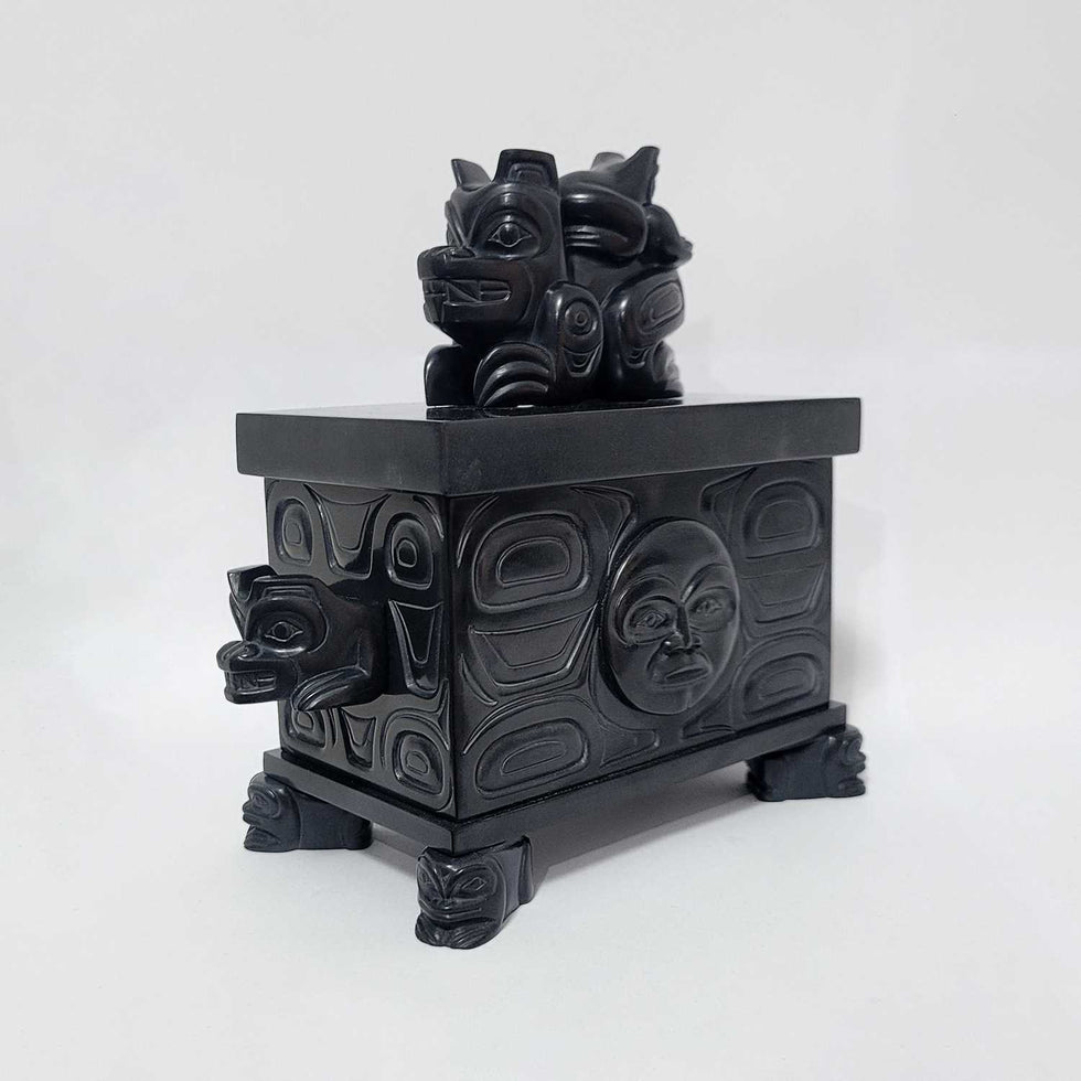Bear Mother Argillite Box by Gryn White, Haida – Spirits of the West ...