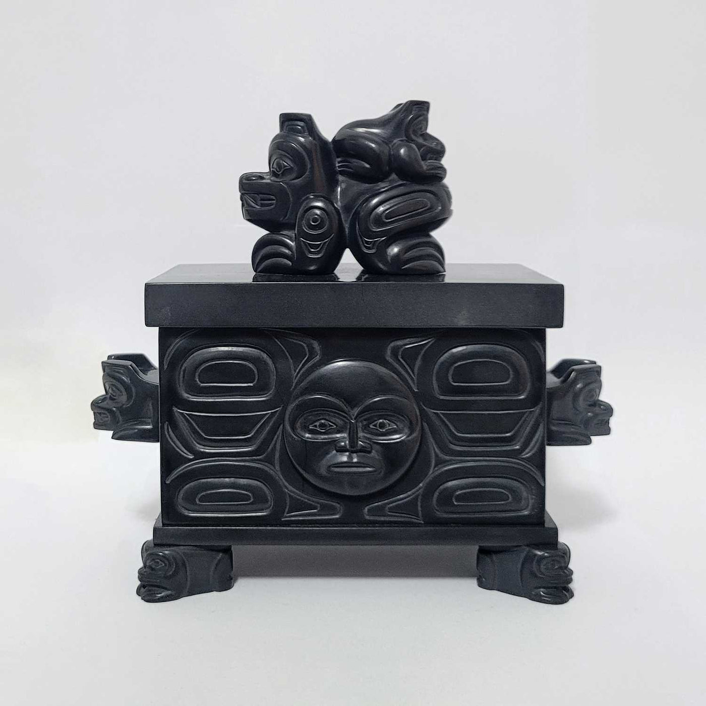 Bear Mother Argillite Box by Gryn White, Haida – Spirits of the West ...