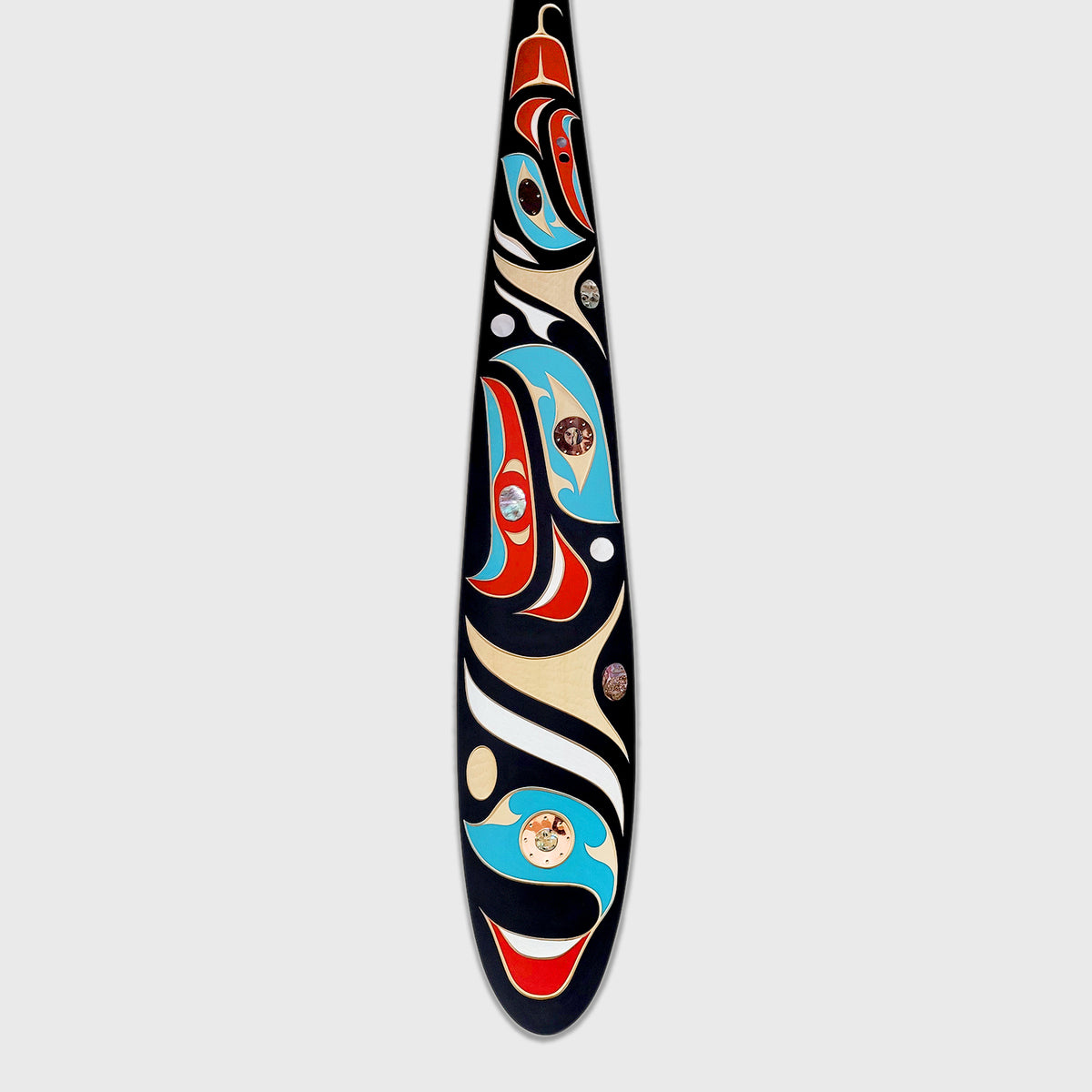 Carved First Nations Cedar Paddles | Spirits of the West Coast ...