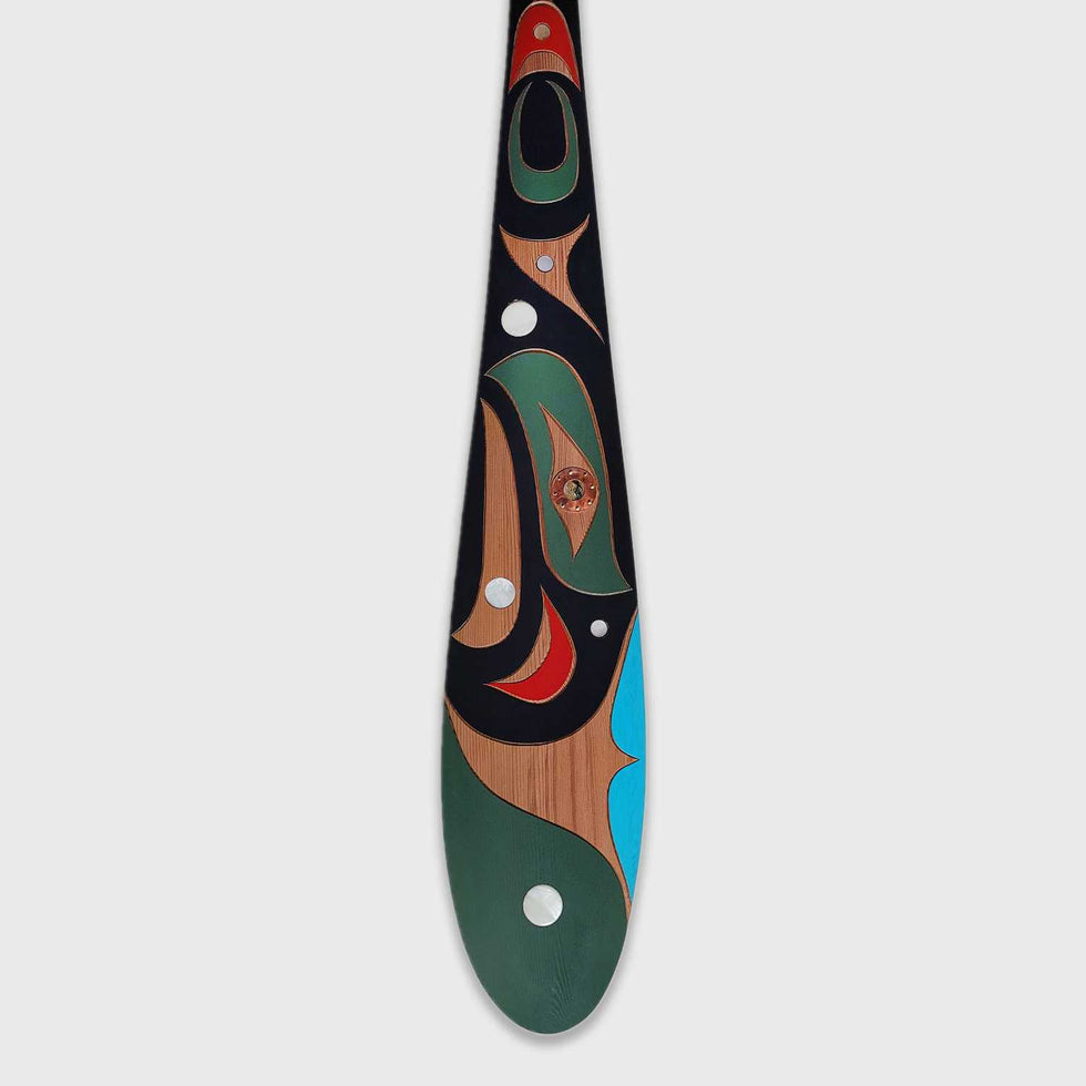 Carved First Nations Cedar Paddles | Spirits of the West Coast ...
