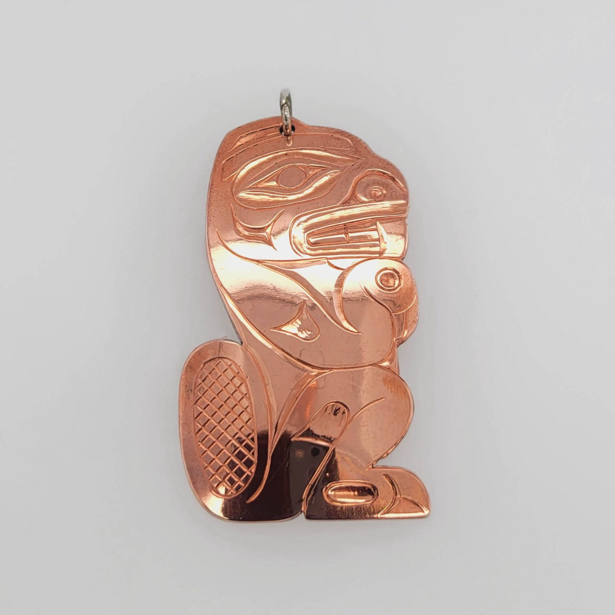 Beaver Copper Pendant by Haida artist Derek White – Spirits of the West ...