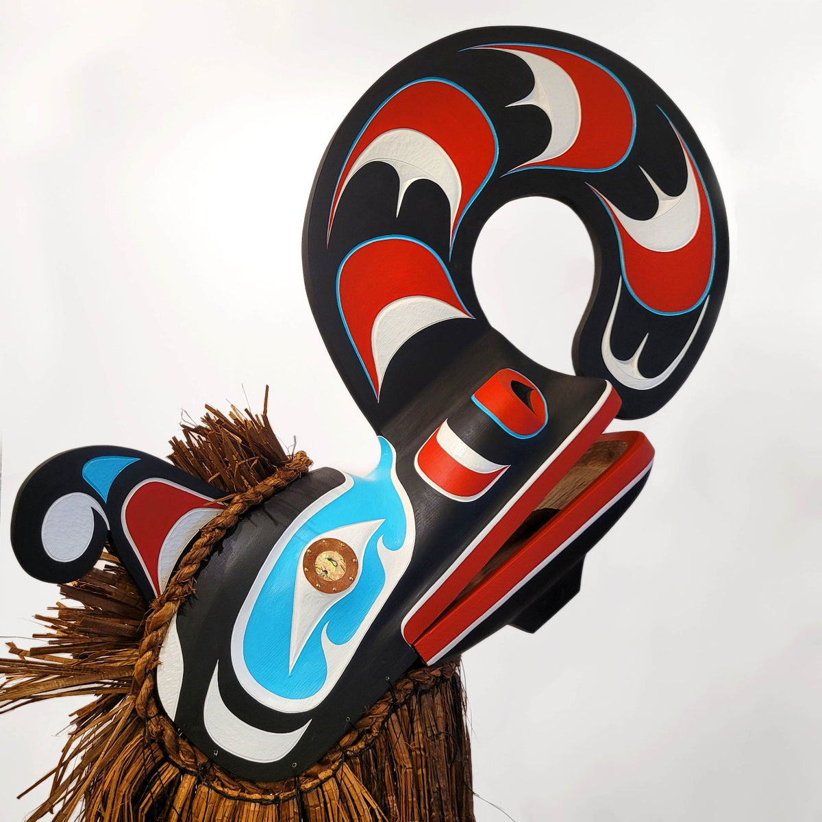 Crooked Beak Headdress by Trevor Hunt, Kwakiutl – Spirits of the West ...