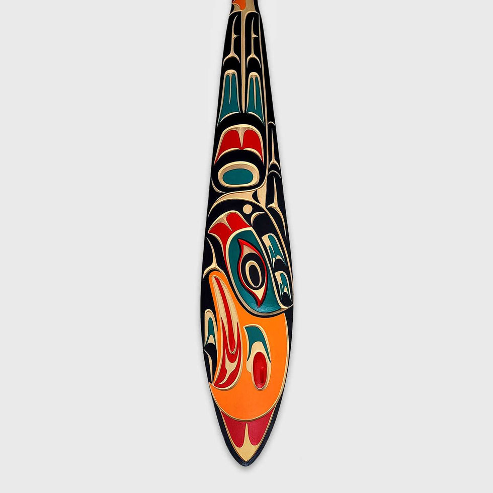 Carved First Nations Cedar Paddles | Spirits of the West Coast ...