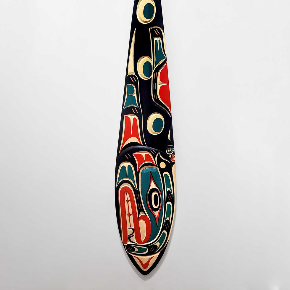 Carved First Nations Cedar Paddles | Spirits of the West Coast ...