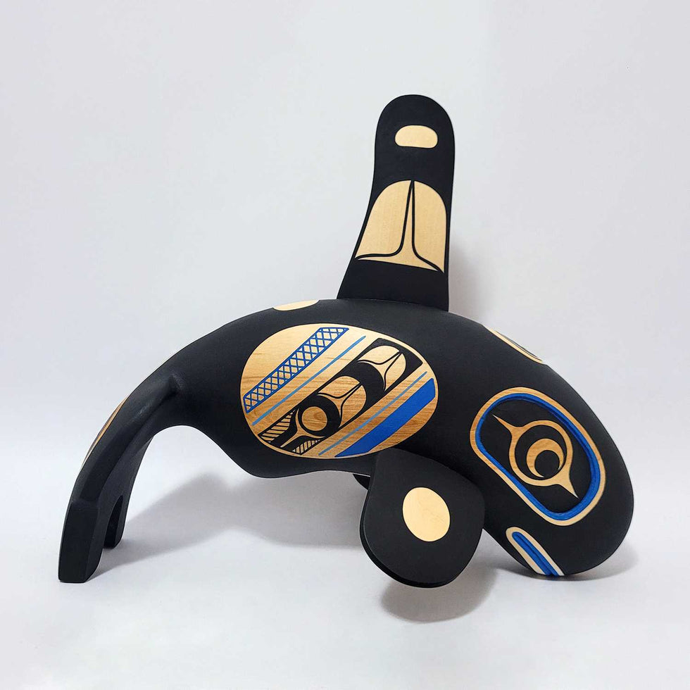 Orca/Killer Whale Sculpture by Rod Smith, Kwakwaka'wakw – Spirits of ...