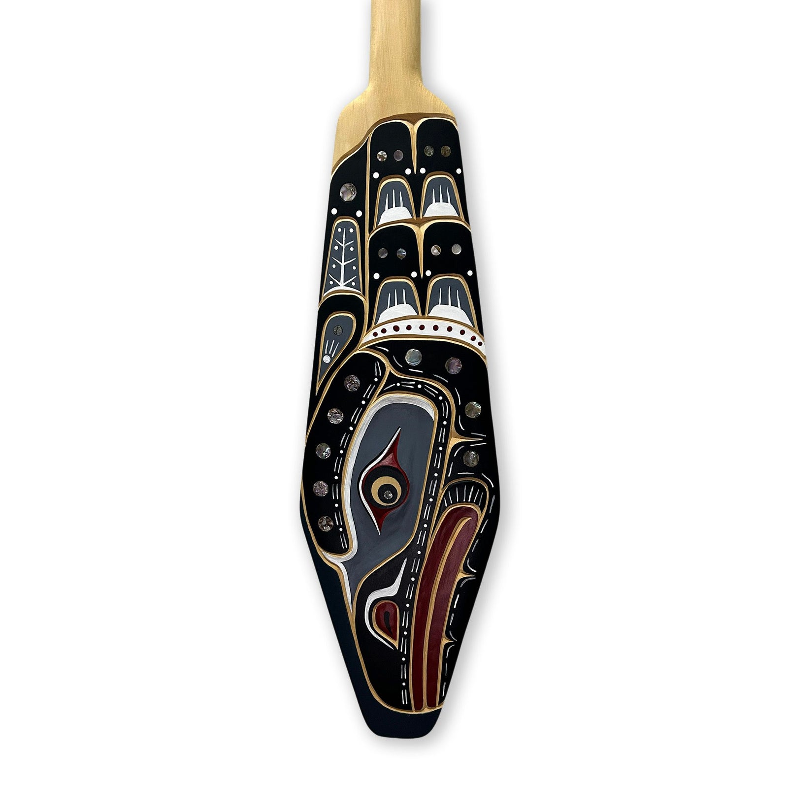 Carved First Nations Cedar Paddles | Spirits of the West Coast ...