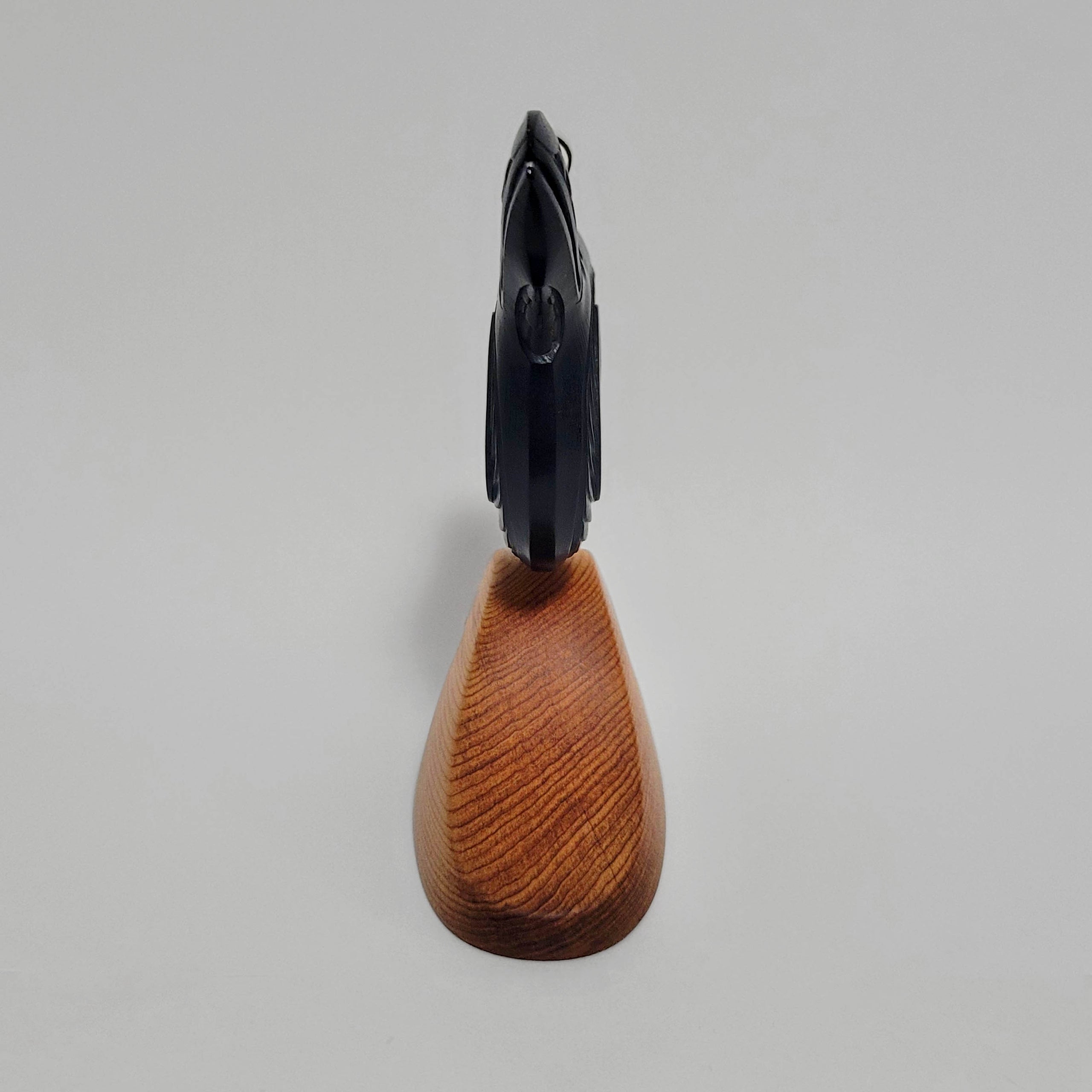 Orca with Raven Fin Argillite Pendant by Haida Artist Darrell White ...