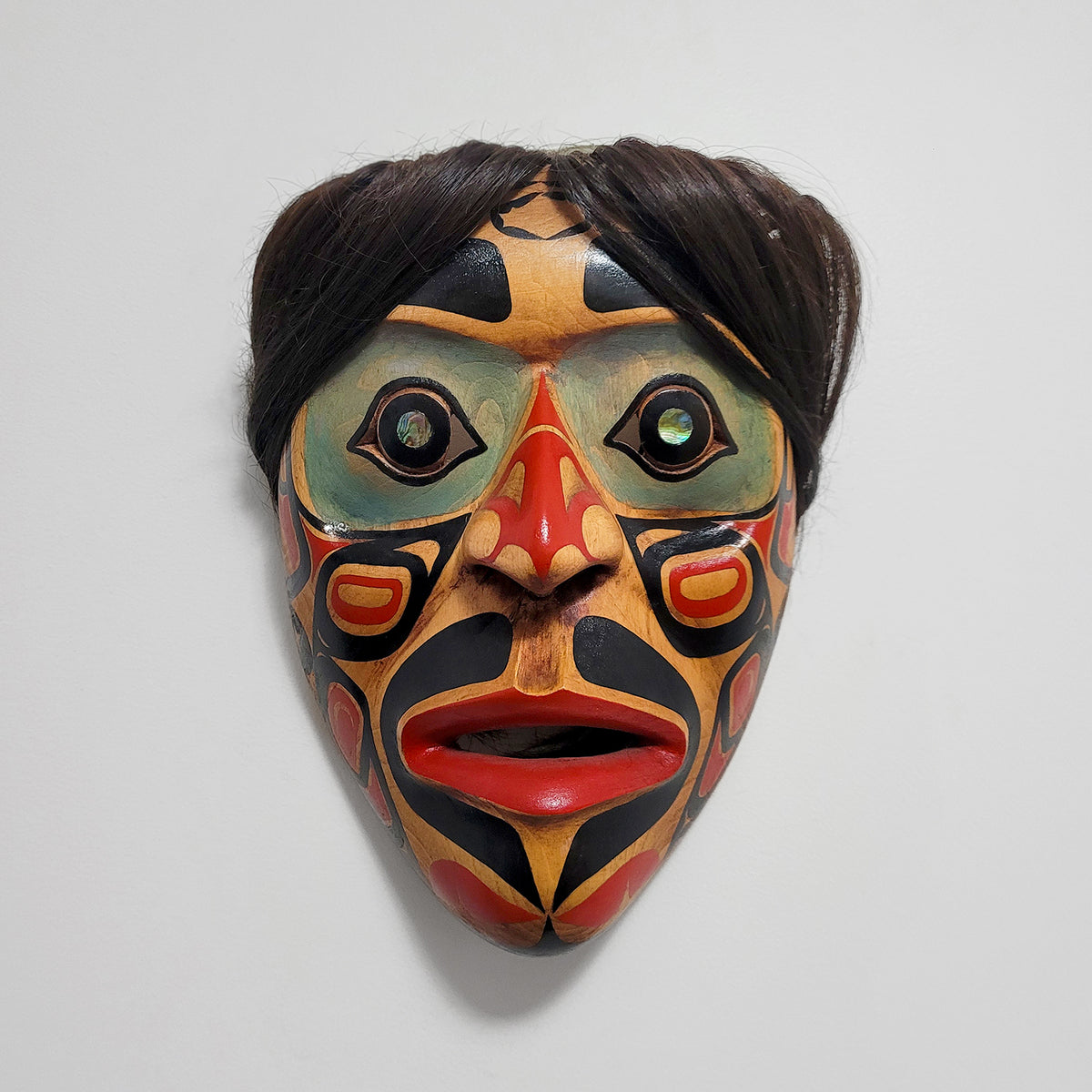 Raven Portrait Mask by Dale Horne, Tsimshian – Spirits of the West ...