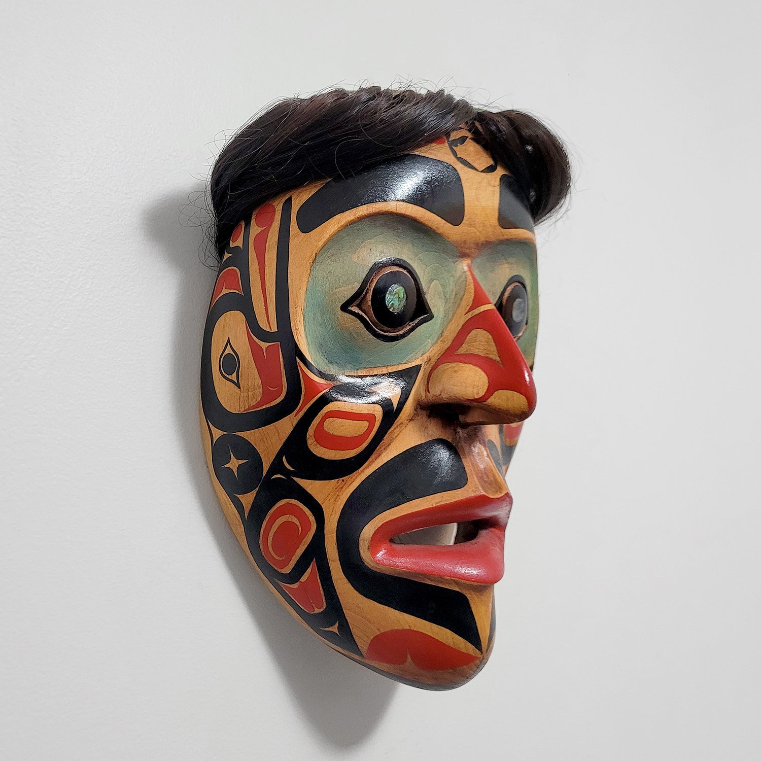 Raven Portrait Mask by Dale Horne, Tsimshian – Spirits of the West ...