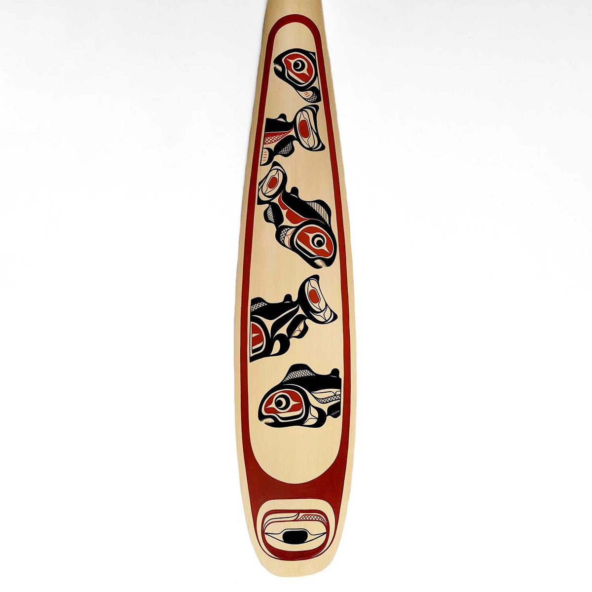Carved First Nations Cedar Paddles | Spirits of the West Coast ...