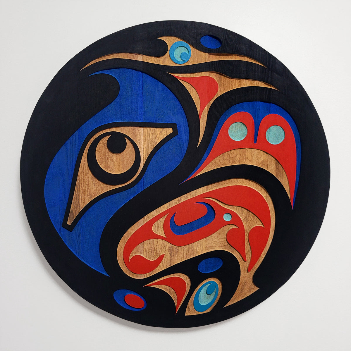 Sandblasted 24" Eagle Panel by Trevor Hunt, Kwakiutl – Spirits of the ...