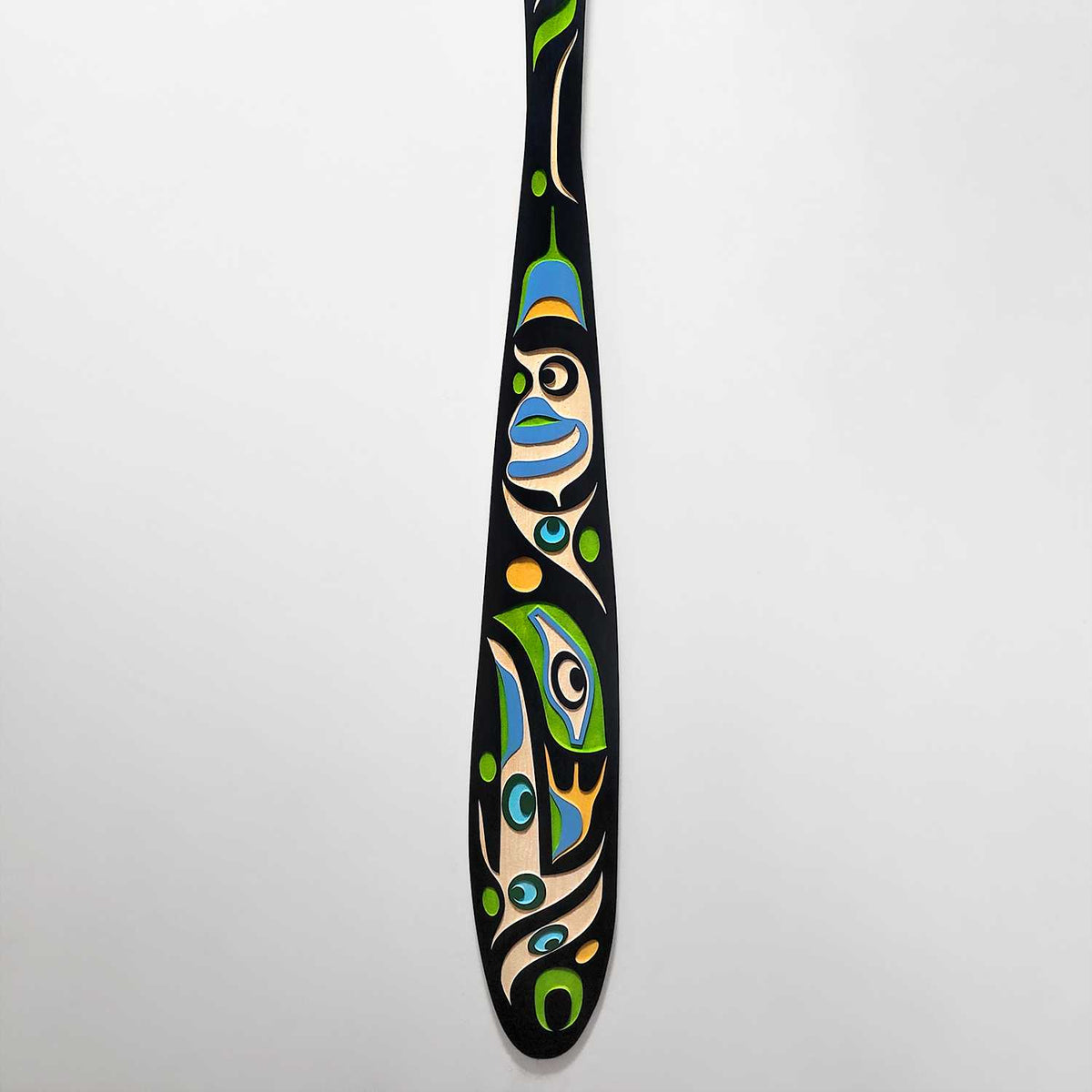 Carved First Nations Cedar Paddles | Spirits of the West Coast ...