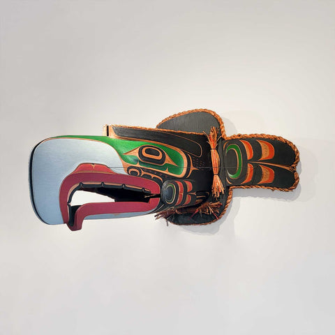 Sea Eagle Transformation Mask by Calvin Hunt, Kwagiulth – Spirits of ...