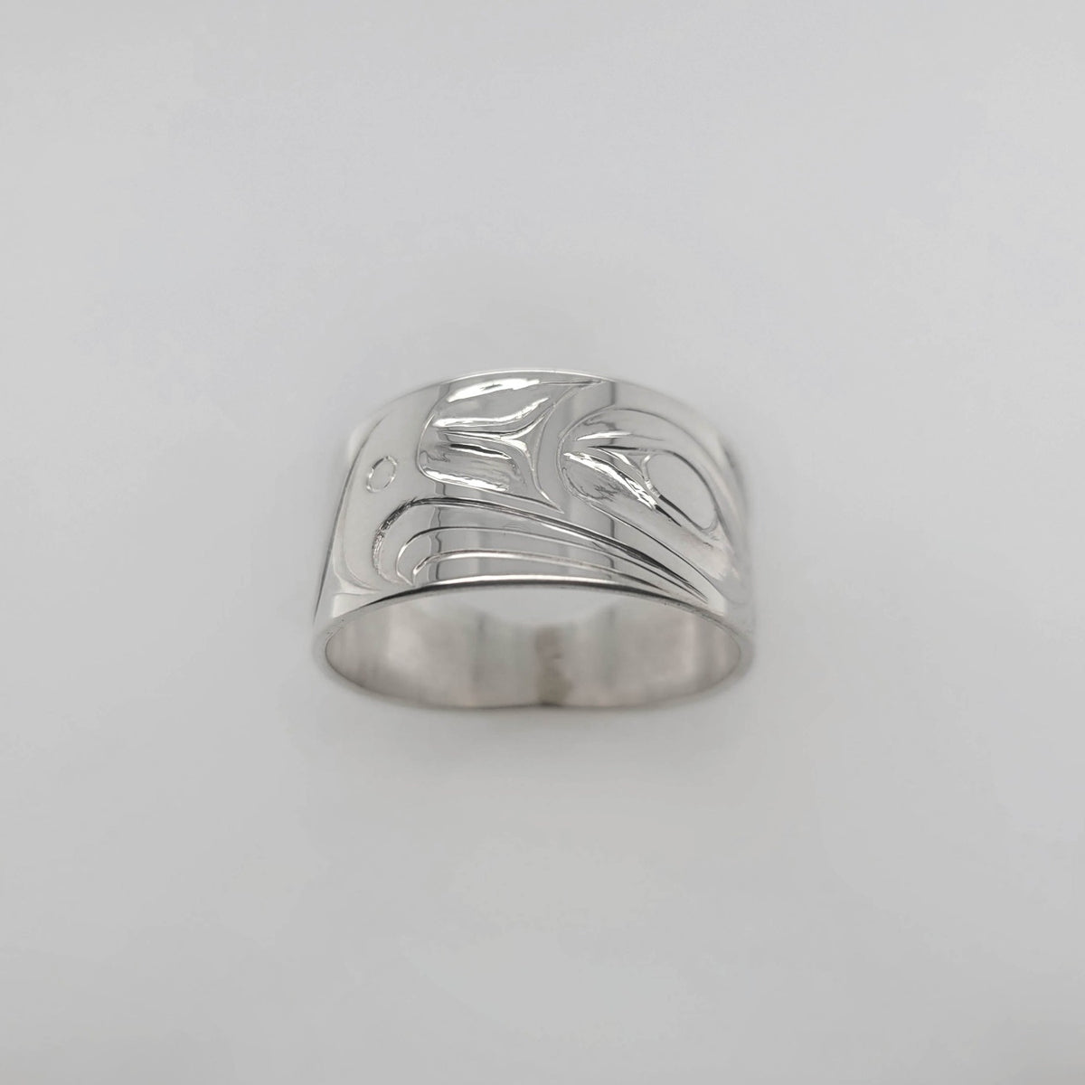 Silver Eagle Ring by Haida artist Robin Rorick – Spirits of the West ...