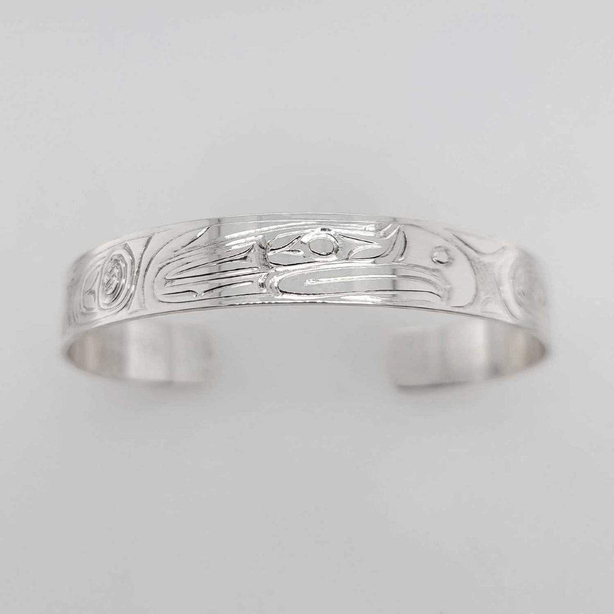 Silver Hawk Bracelet by Don Wadhams, Kwakwaka'wakw – Spirits of the ...