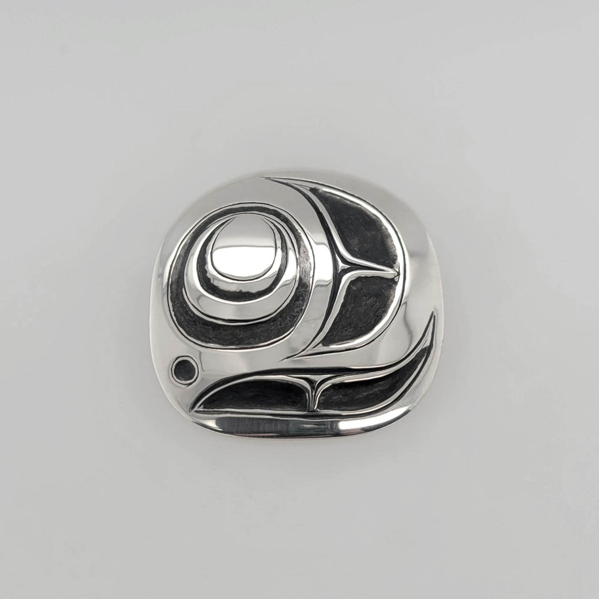 Silver Salmon/Trout Head Pendant by Haida artist Robin Rorick – Spirits ...
