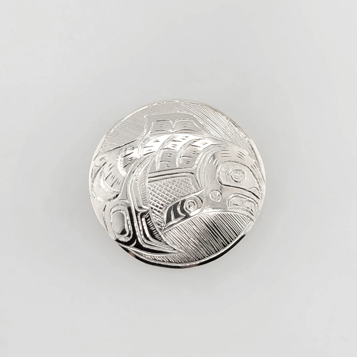 Silver Salmon Pendant by Mike Sedgemore, Kwakwaka'wakw – Spirits of the ...