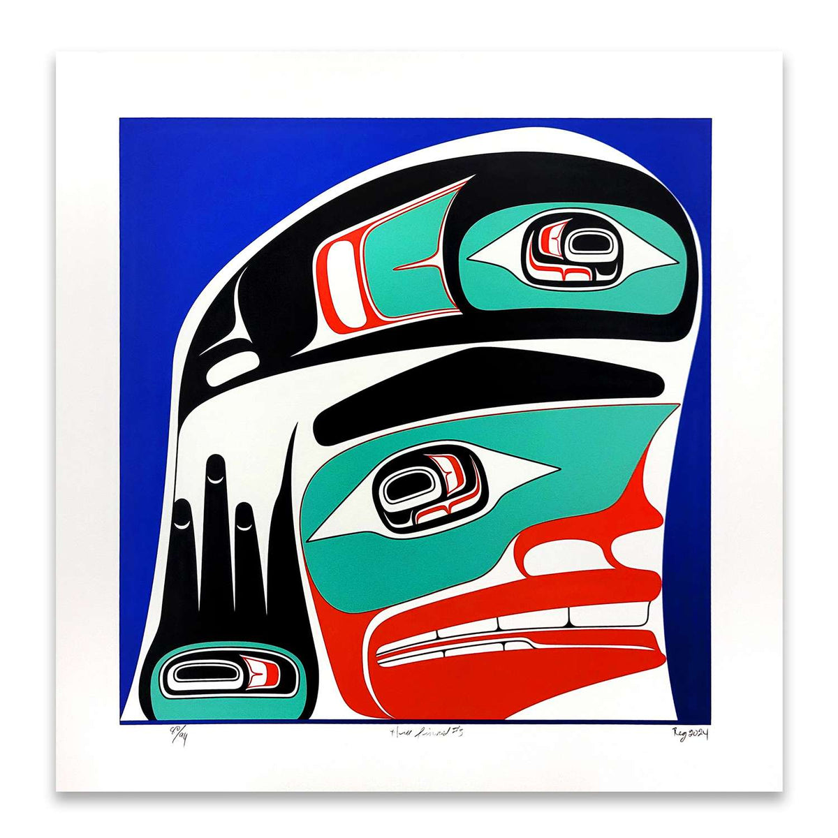 Three Finned #3 Limited Edition Print by Reg Davidson, Haida – Spirits ...