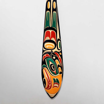 Carved First Nations Cedar Paddles | Spirits of the West Coast ...