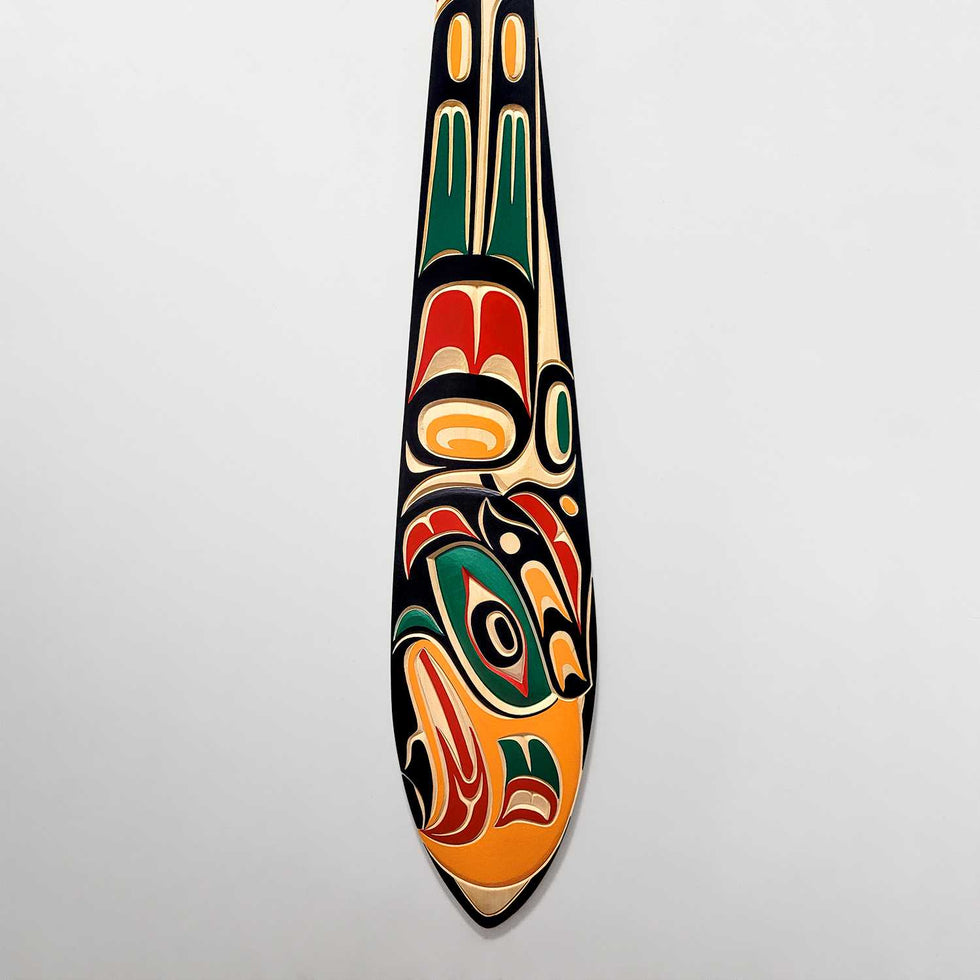 Carved First Nations Cedar Paddles | Spirits of the West Coast ...