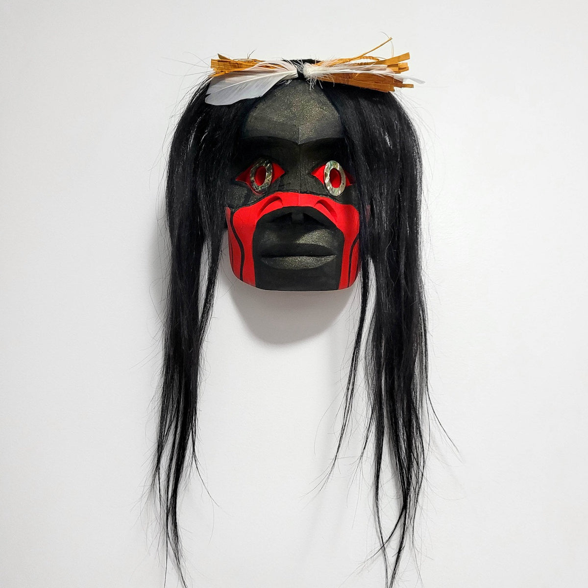 Warrior Mask by Russell Tate, Ditidaht – Spirits of the West Coast Art ...