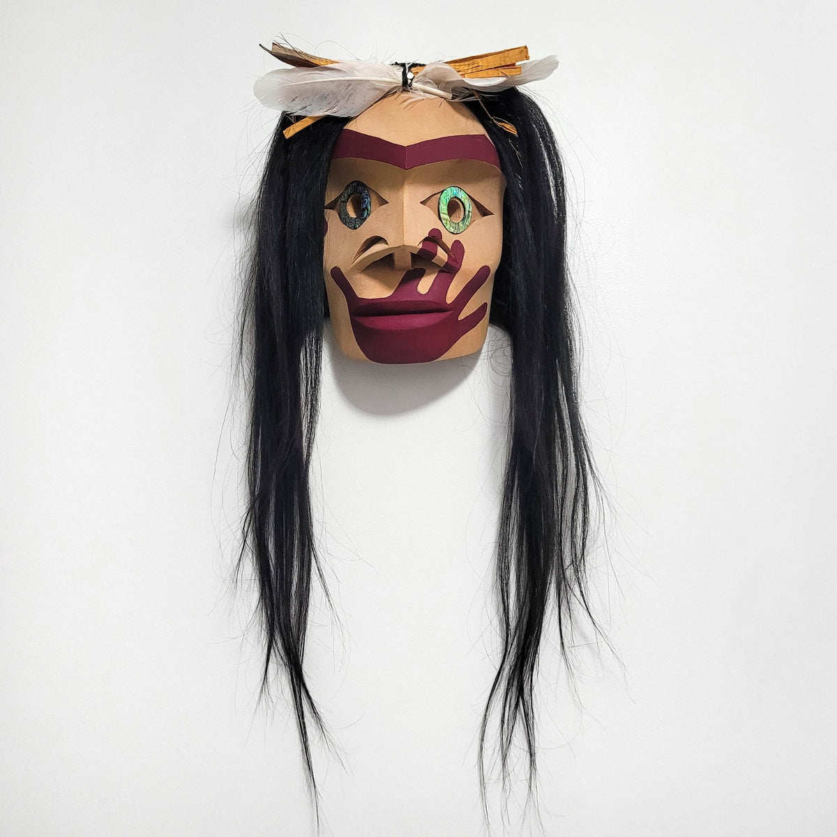 Warrior Woman Mask by Russell Tate, Ditidaht – Spirits of the West ...