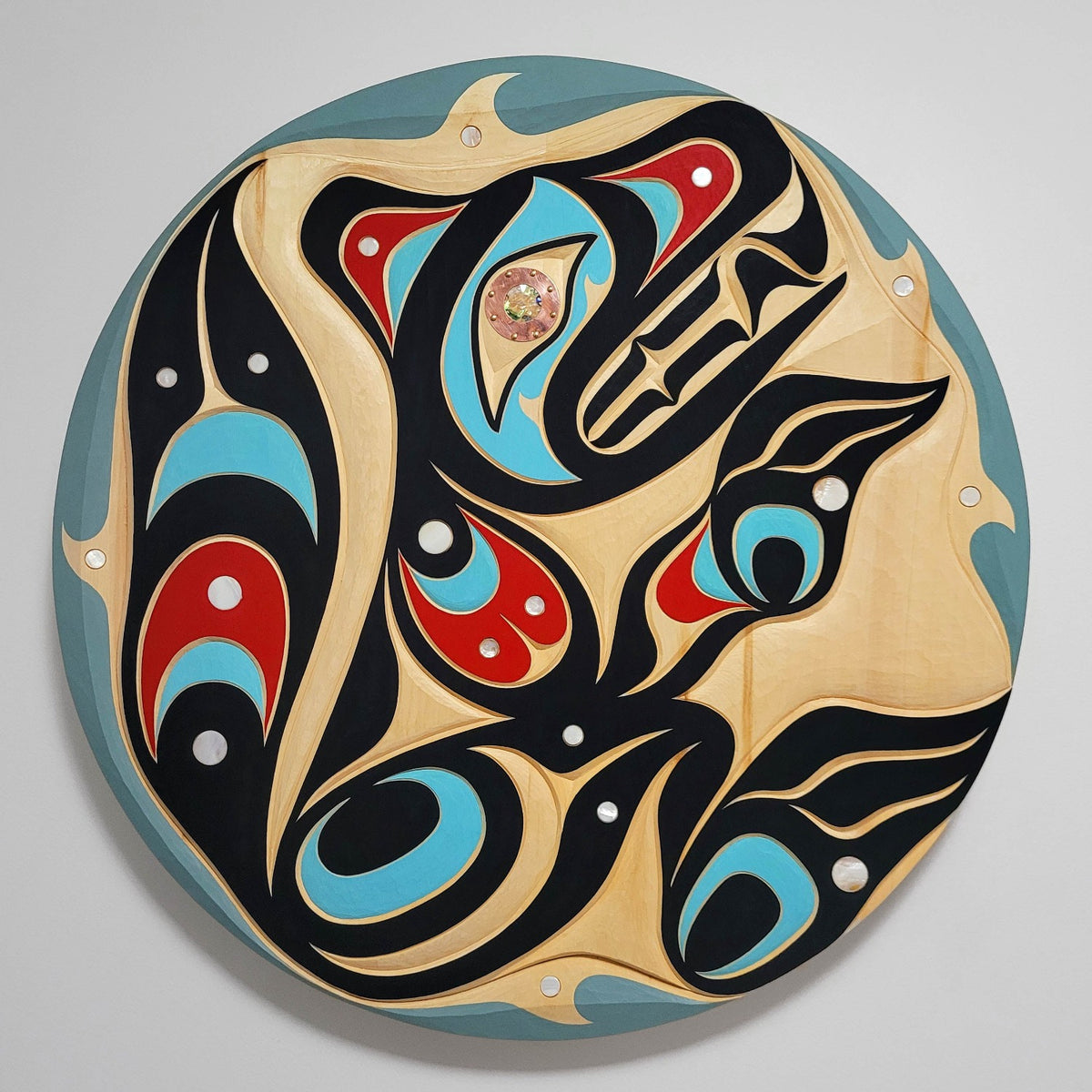Large Carved Wolf Panel by Trevor Hunt, Kwakiutl – Spirits of the West ...