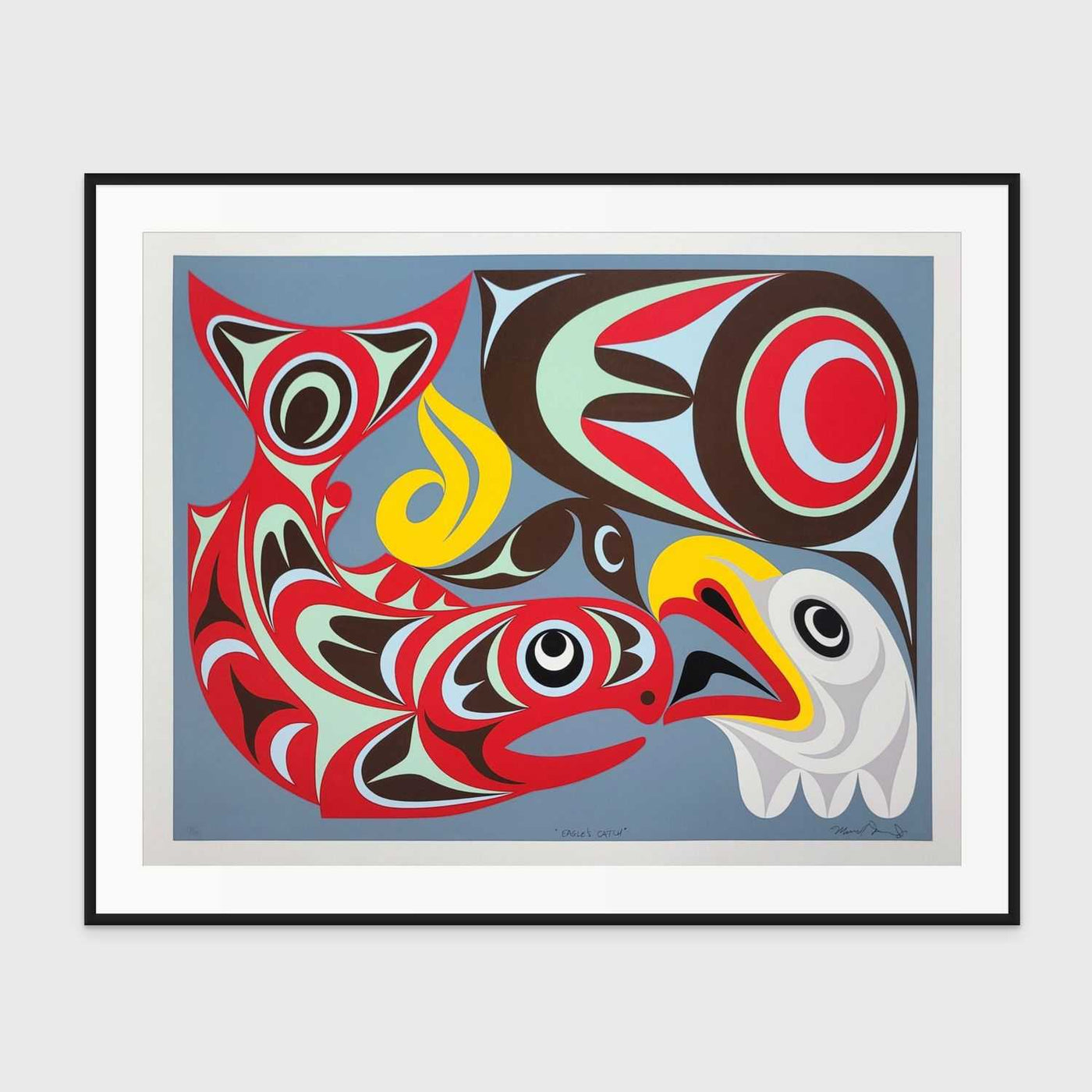 Eagle's Catch Limited Edition Print by Maynard Johnny Jr – Spirits of ...