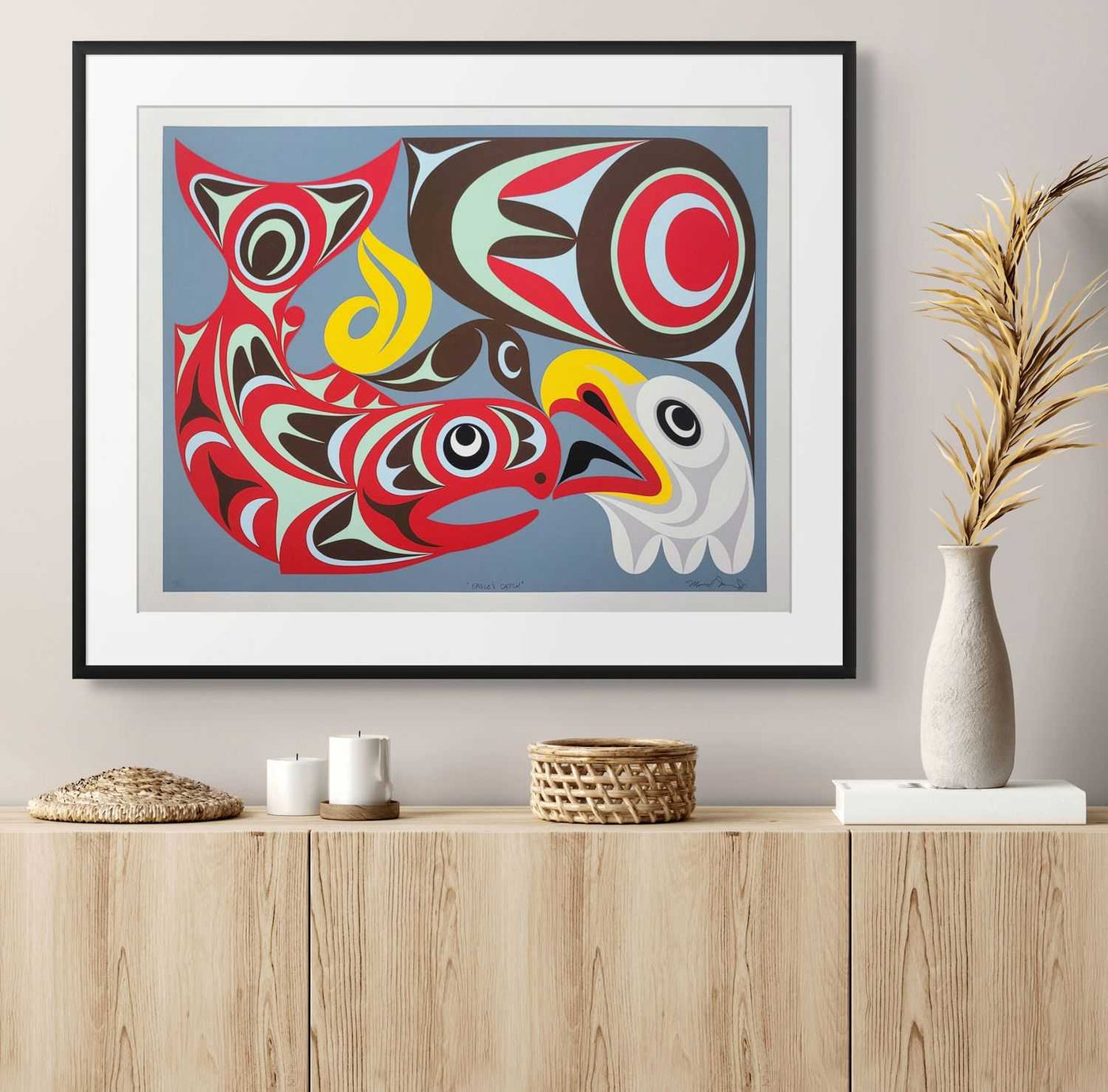 Eagle's Catch Limited Edition Print by Maynard Johnny Jr – Spirits of ...