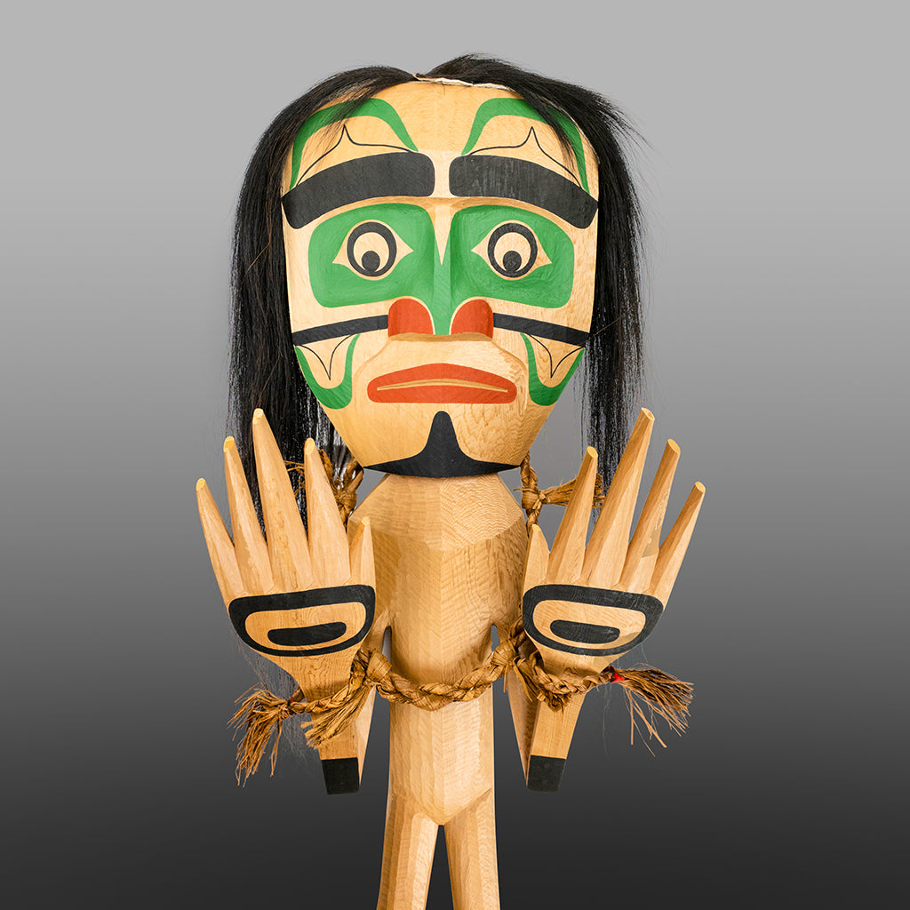 Tuxw'id Female Warrior Spirit Puppet by Kwakwaka'wakw artist Calvin ...