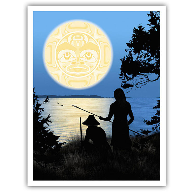 The Moon Indigenous Symbol | Spirits of the West Coast – Spirits of the ...