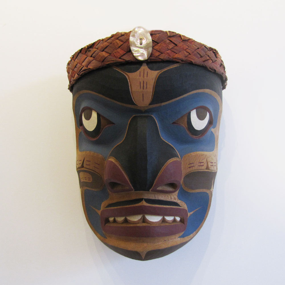 Cedar Bark Man Mask by Kwakwaka'wakw artist Greg Henderson – Spirits of ...