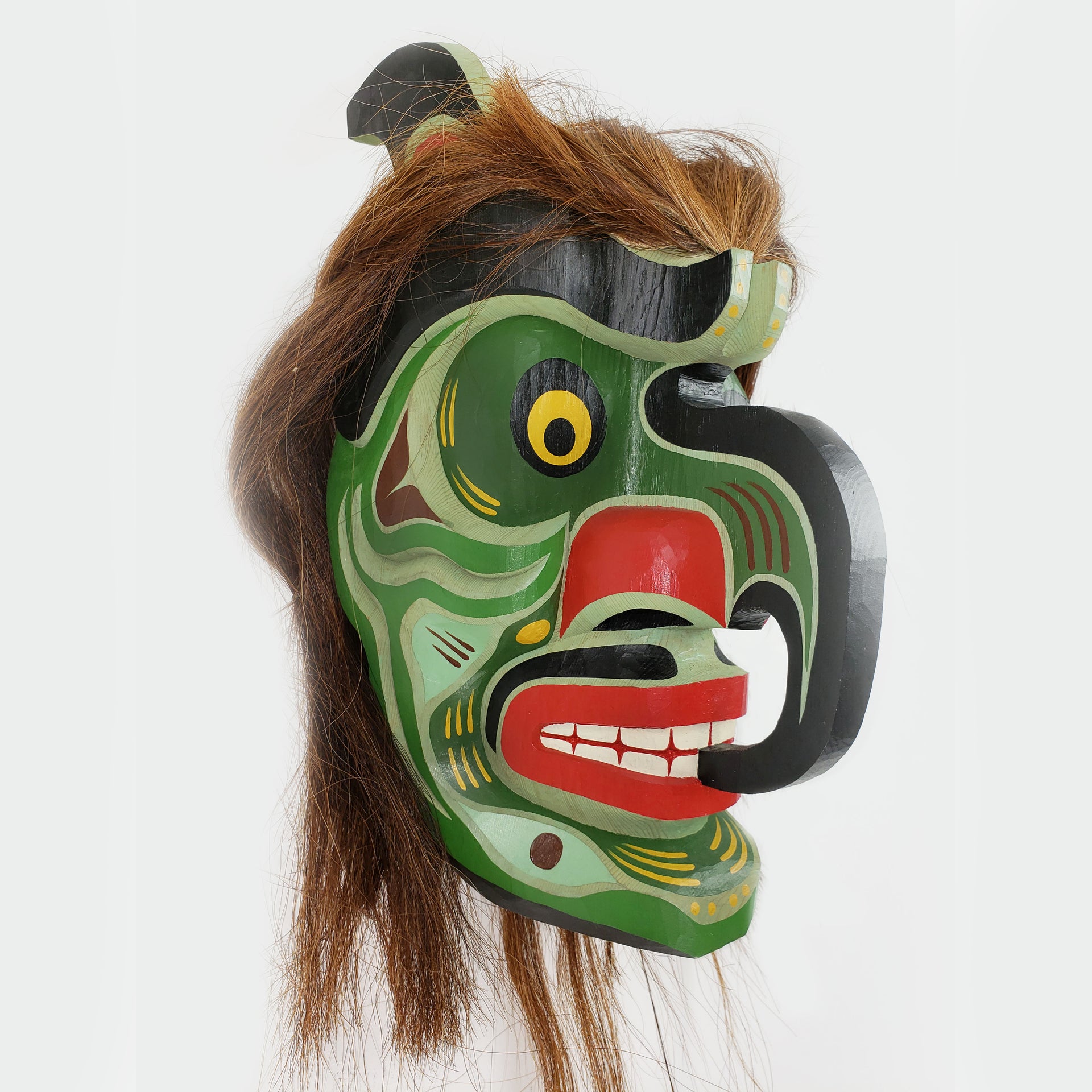 Bukwas/Wild Man of the Woods Mask by Kwakwaka'wakw artist Johnathan ...