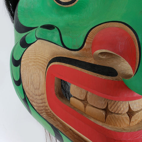 Wild Man of the Woods Native Mask – Spirits of the West Coast Art Gallery