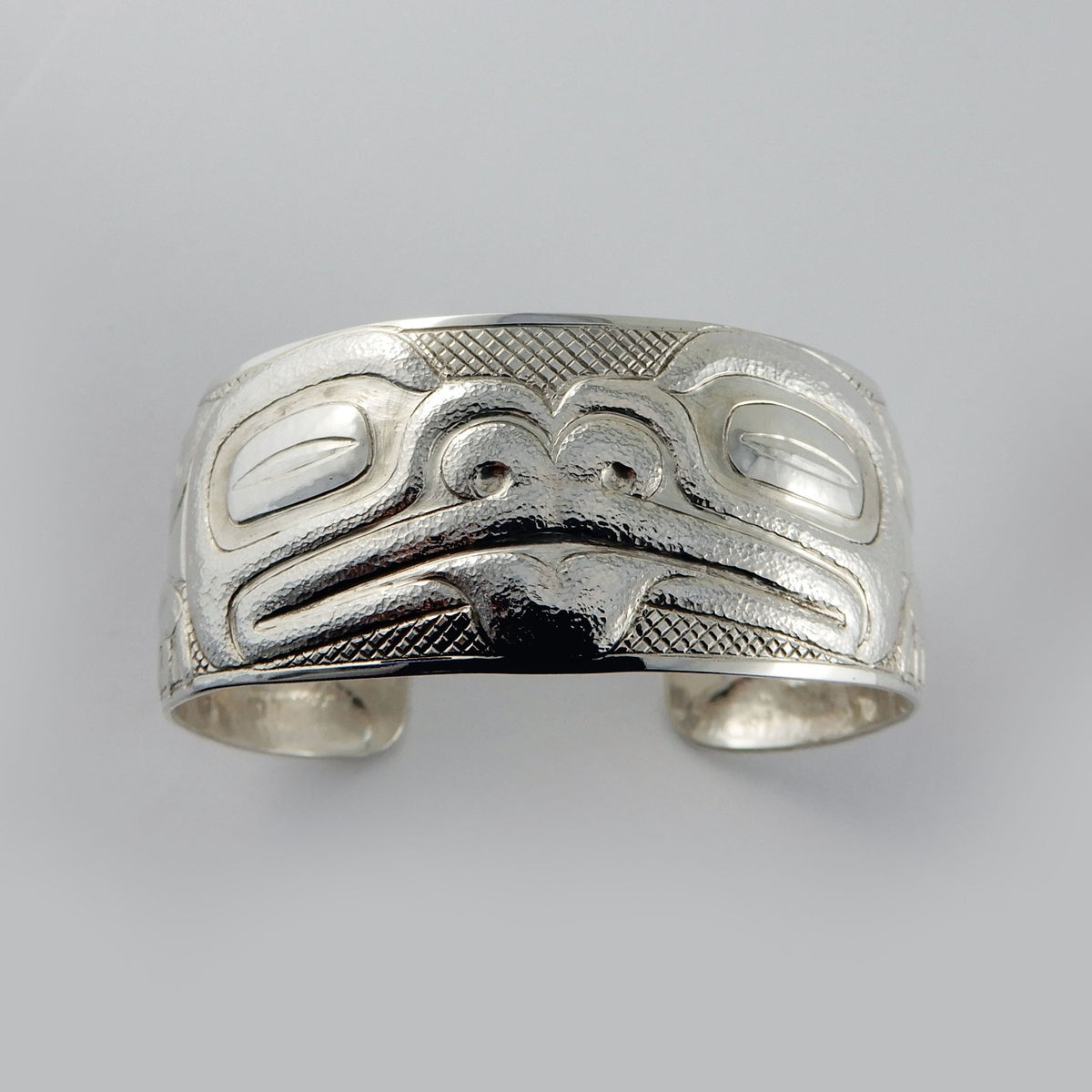 Frog Silver Bracelet by Haida artist Derek White – Spirits of the West ...
