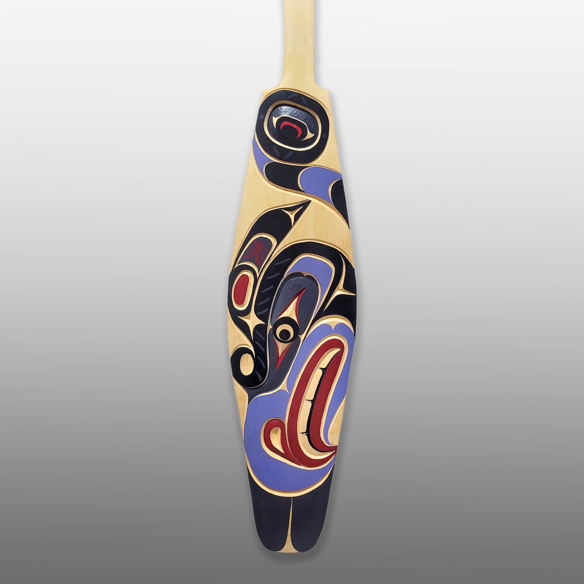 Carved First Nations Cedar Paddles | Spirits of the West Coast ...