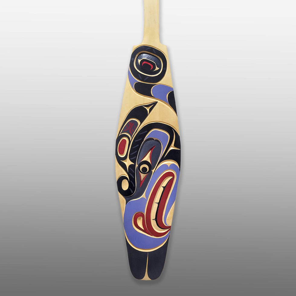 Carved First Nations Cedar Paddles | Spirits of the West Coast ...