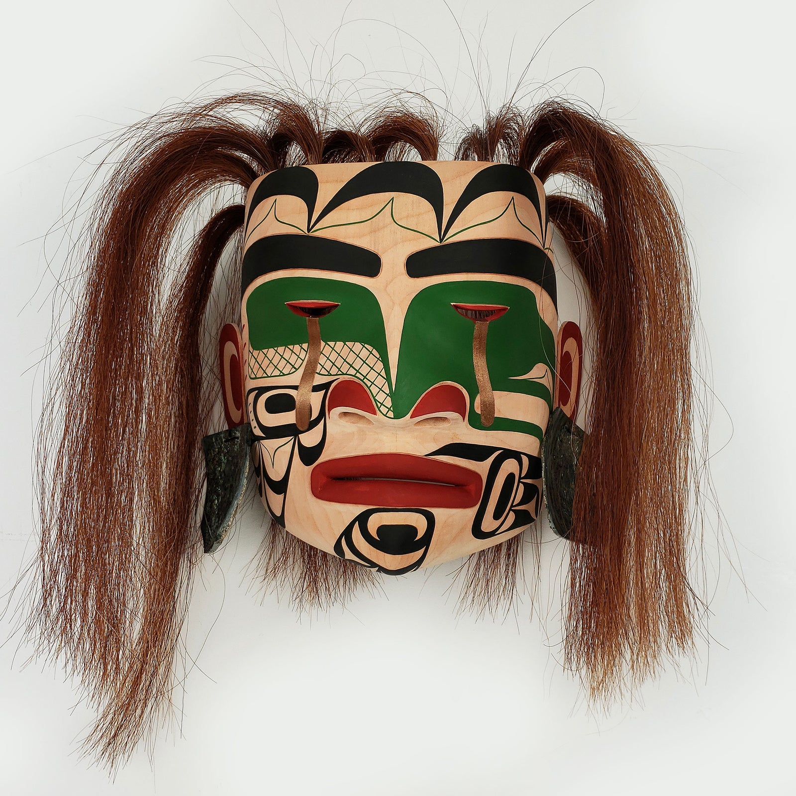 Portrait Mask by Kwakwaka'wakw artist Calvin Hunt – Spirits of the West ...