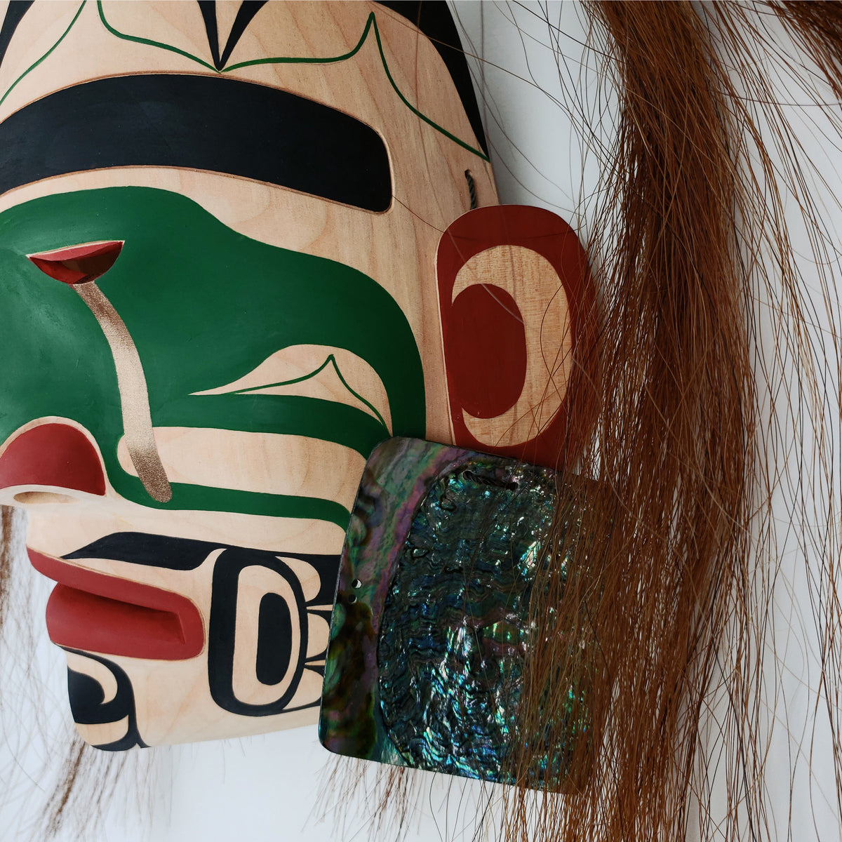 Portrait Mask by Kwakwaka'wakw artist Calvin Hunt – Spirits of the West ...