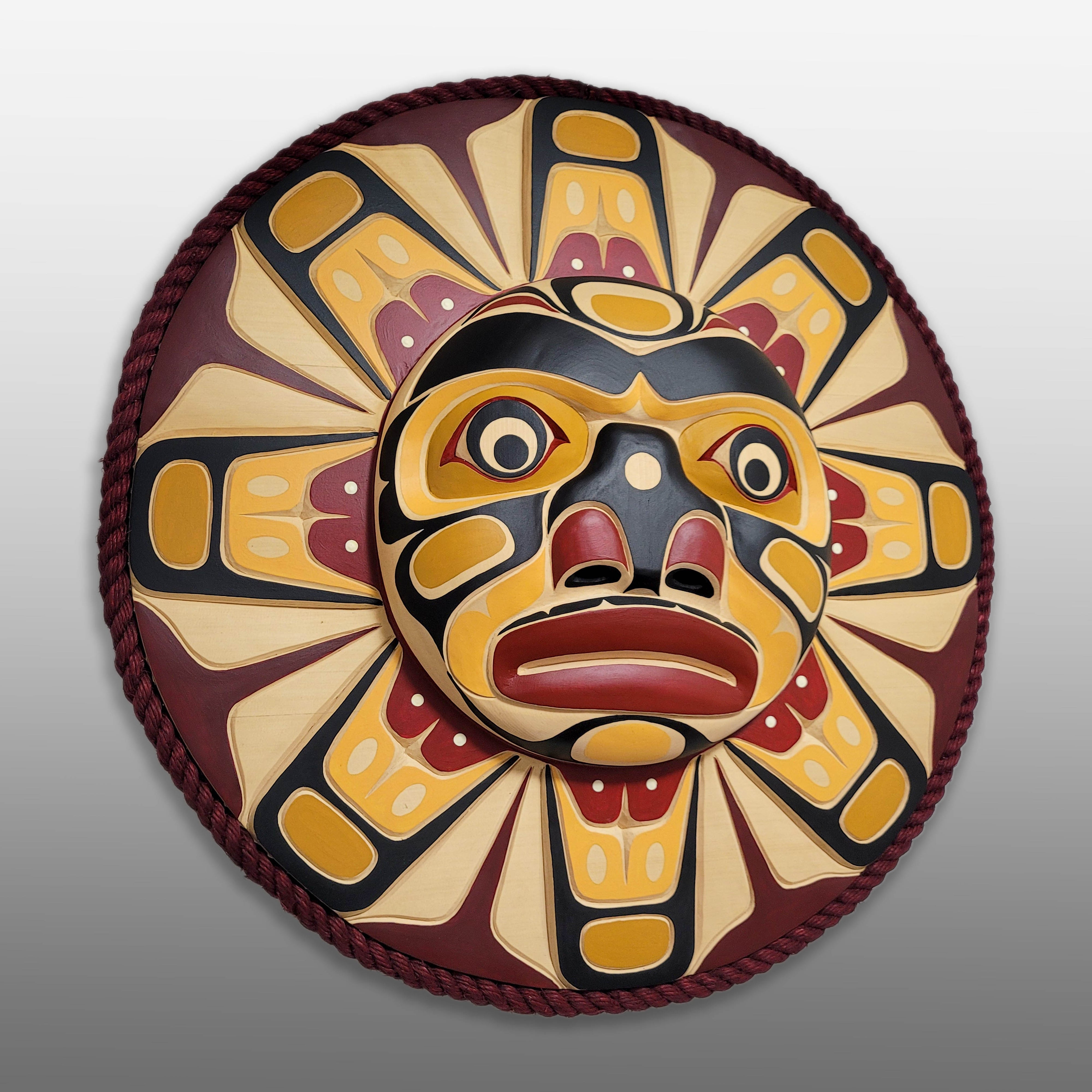 Sun & Moon Mask by Kwakwaka'wakw Master Carver Bill Henderson – Spirits ...