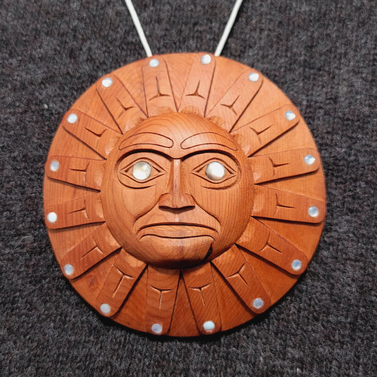 Sun Yew Wood Pendant by Native Artist Ron Russ – Spirits of the West ...